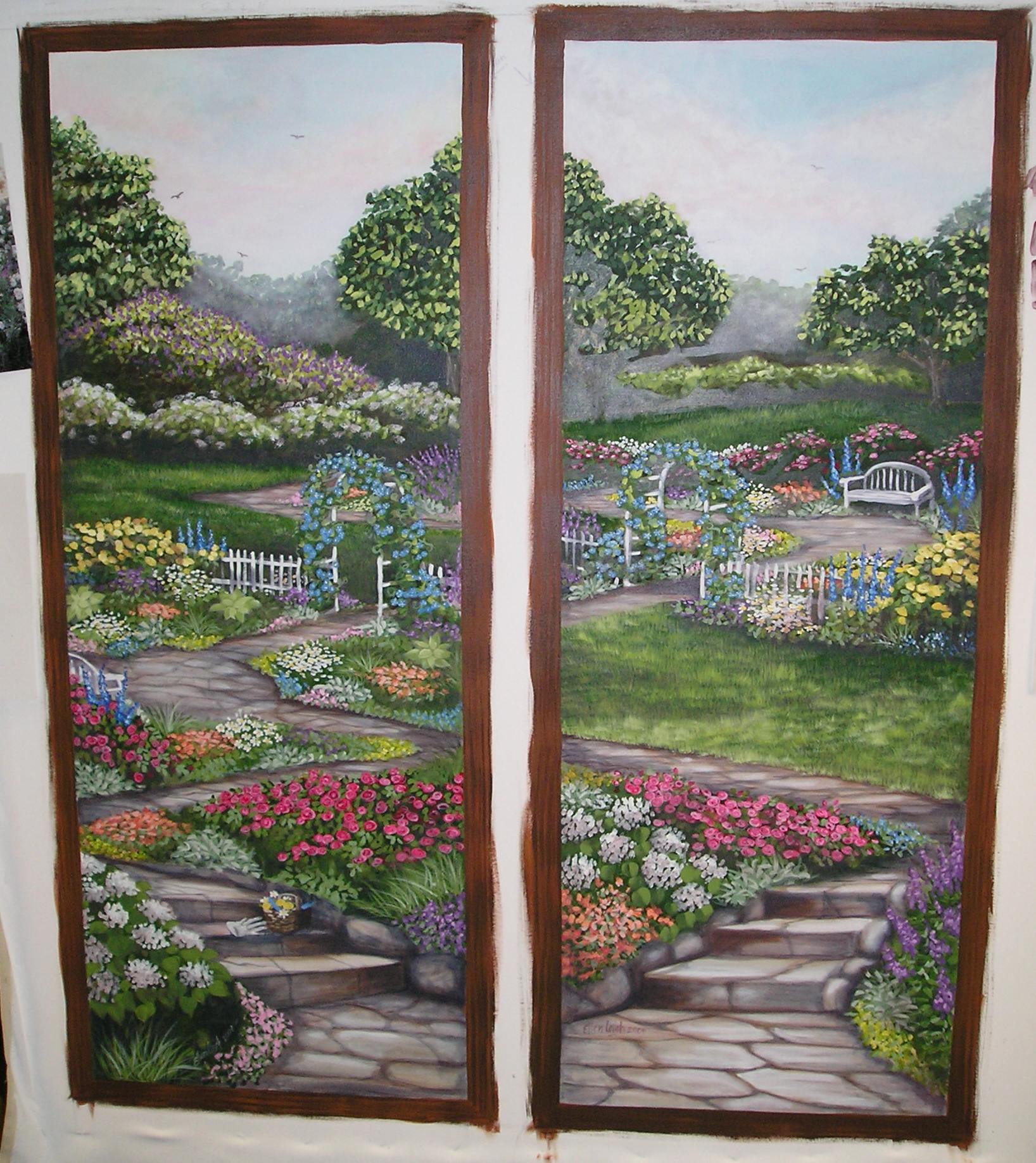 Window Scene Wall Murals – Ellen Leigh Window Scene Wall Murals – Ellen Leigh